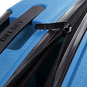 Delsey Paris Unisex Adult Expandable Suitcase, Zinc Blue, L (76 cm-102 L + 10 L)