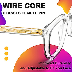 VISOONE Square Classic Blue Light Blocking Glasses with Non Prescription Anti Glare For Women and Men NOE