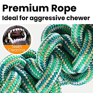 Petinstinct Large Squeaky Dog Toys for Aggressive Chewers, Soft Plush Indestructible Rope Dog Chew Toys for Medium Large Dogs, Tug of War Dog Toys to Keep Them Busy, 18 Inches, Alligator, Crocodiles