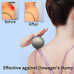 Comfyon Massage Lacrosse Ball for Myofascial Release, Deep-Tissue Massage, Sore Muscles, Trigger Point Therapy, Muscle Knots, Targeted Foot Pain Relief and Yoga Therapy