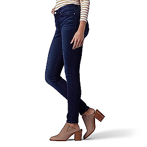Lee Women's Sculpting Slim Fit Skinny Leg Jean, Nightingale, 10 Medium