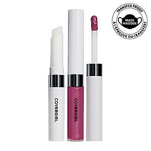 COVERGIRL Outlast All-Day Lip Color Custom Reds, Unique Burgundy , 2 Piece Set