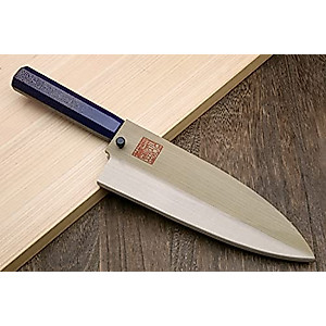 Yoshihiro Inox Stainless Steel Deba Japanese Fish Fillet Chef Knife (7'' (180mm))