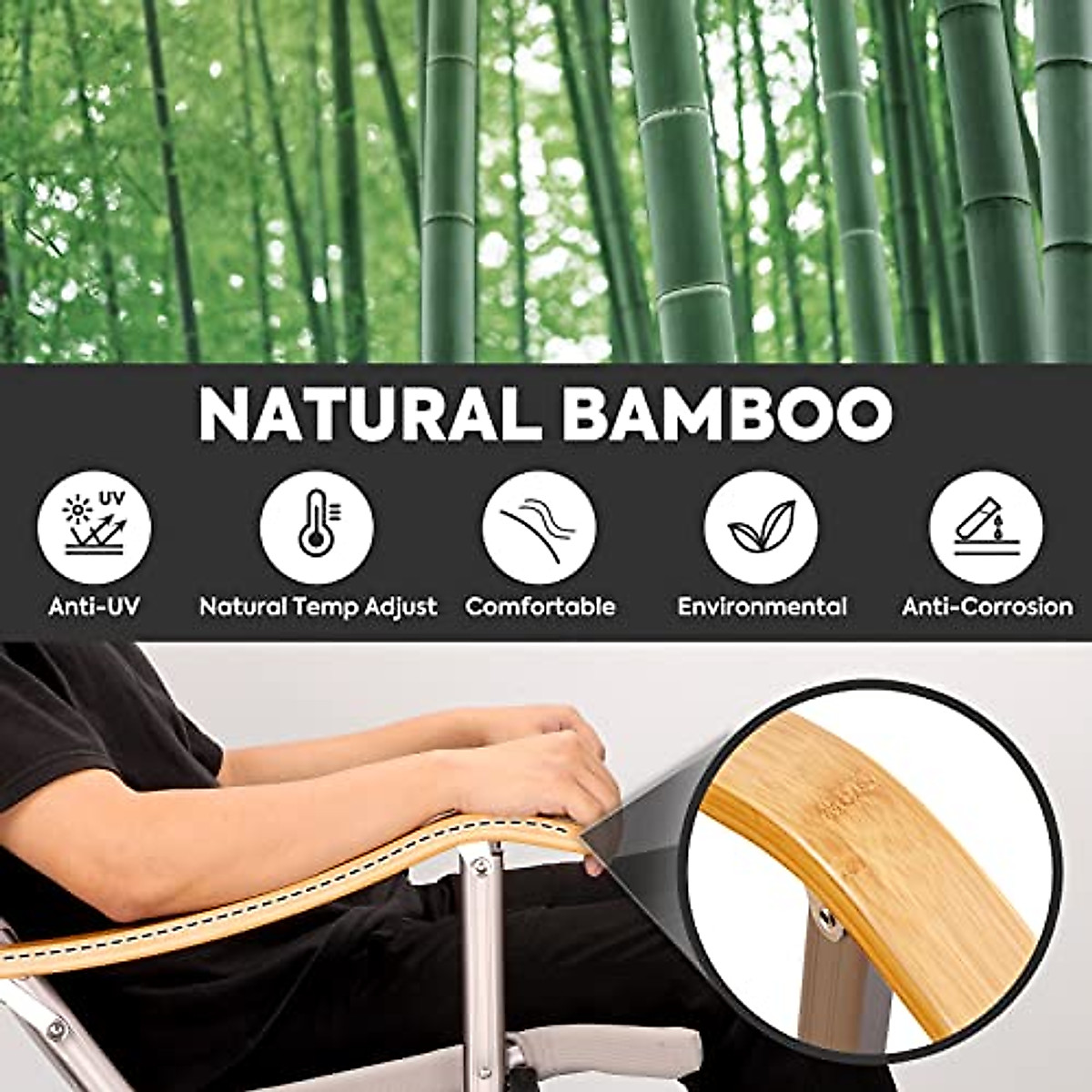 ICECO Hi1600 Camping Chairs for Adults, 600 LBS High-Back Folding Chair ...