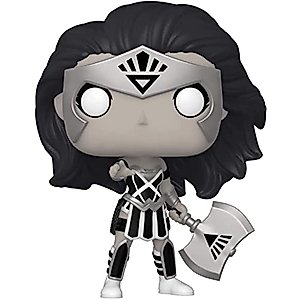 Funko POP Heroes: Wonder Woman 80th Anniversary - Glow in The Dark Black Lantern Wonder Woman, Amazon Exclusive, 3.75 inches,56967