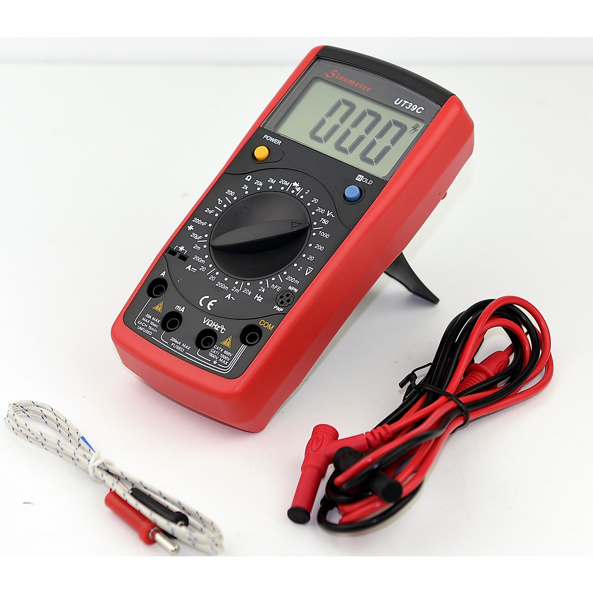 Sinometer OEM Uni-Trend UT39C AC/DC Voltage and Current Up To 20A Measurement, Digital Multimeter With High Resolution and Accuracy