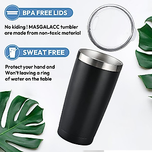 Golf Gifts for Men Dad, Grandpa, Uncle, Him. Husband - Valentines Day Golf Lover Unique Coffee Cup - Fathers Day Gift- 20oz Stainless Steel Double Wall Insulated Golfer Tumbler