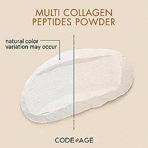 Codeage Multi Collagen Protein Powder Peptides, 2-Month Supply, Hydrolyzed, Type I, II, III, V, X Grass Fed All in One Super Bone Broth Collagen Supplement, Non-GMO, 20 Ounces