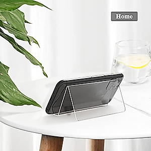 MaxGear Business Card Holder for Desk Acrylic Business Card Display Holders Clear Business Cards Holder Stand 3 Pack Desktop Plastic Name Card Organizer, Capacity: 50 Cards