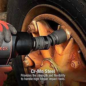 Sunex 4304, 3/4 Inch Drive, Universal Impact Joint, Cr-Mo Steel, Radius Corner Design, Flexible, Meets ANSI Standards