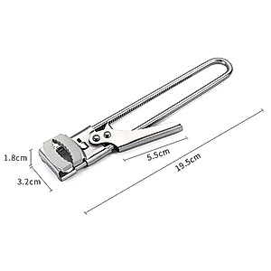 2 PCS 2023 New Adjustable Multifunctional Stainless Steel Can Opener, Adjustable Jar & Bottle Opener, Manual Jar Jar Opener Gripper, Jar Opener for Weak Hands, Jar Bottle Opener Kitchen Accessories