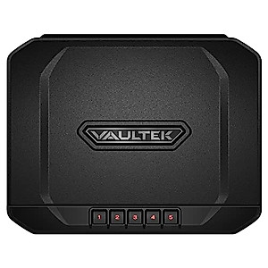 VAULTEK Essential Series Quick Access Handgun Safe with Auto Open Lid and Rechargeable Lithium-ion Battery (VE20) (Compact Safe)