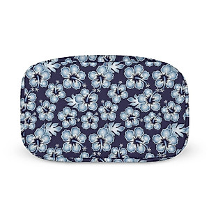 Hawaiian Flowers Insulated Lunch Bag Reusable Bento Box Cooler Tote Leakproof Containers with Ice Packs for Women Men