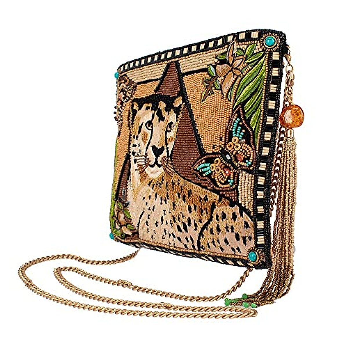 Mary Frances Prowl Crossbody Cheetah Handbag, Multi