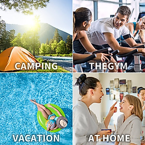 Della Gao Black Water Repellent Polyester Hanging Toiletry Bag for Travel