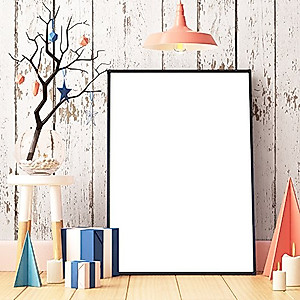 Lockways Magnetic Dry Erase White Board, 36" x 24" Whiteboard, Black Aluminium Framed Presentation Memo Board for School, Home, Office