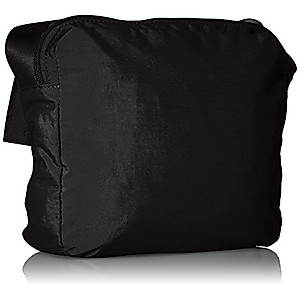 High Rise Silver Shoulder Bag, Black, One Size