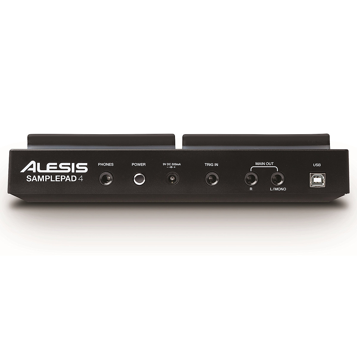 Alesis Sample Pad 4 | Compact Percussion and Sample Triggering Instrument with 4 Velocity Sensitive Pads, 25 Drum Sounds and SD/SDHC Card Slot,Black