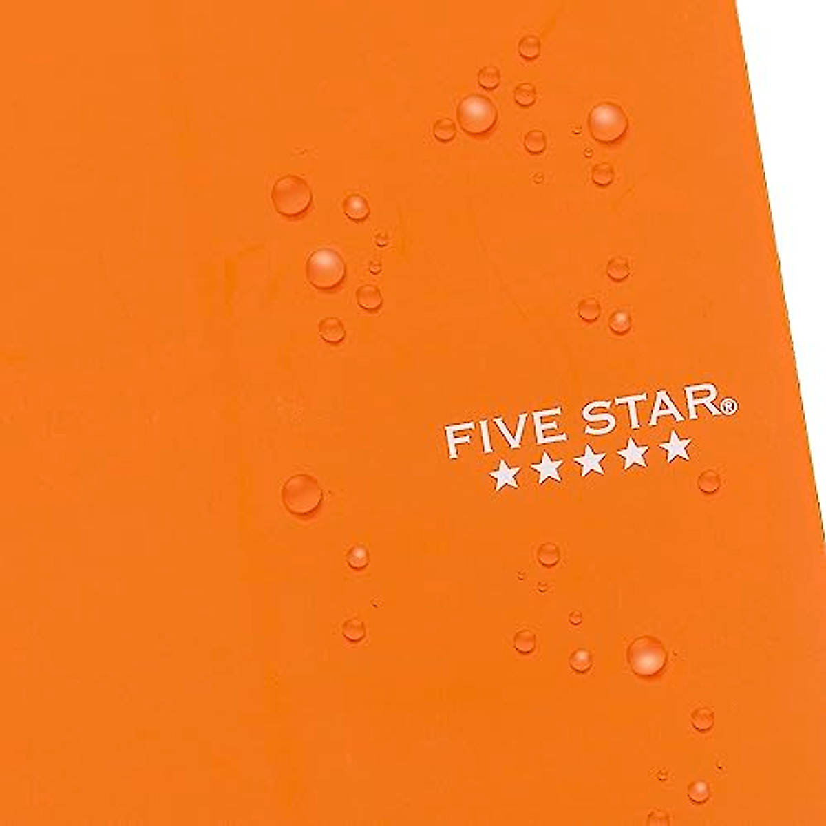 Five Star Small Spiral Notebook, 5 Subject, College Ruled Paper, 180 Sheets, 9-1/2" x 6", Color Will Vary, 1 Count (06184)