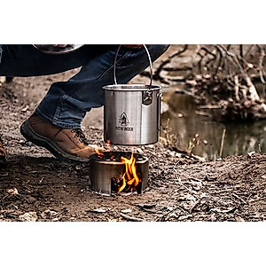 The Pathfinder School Stainless Steel Pot and Pan Stove