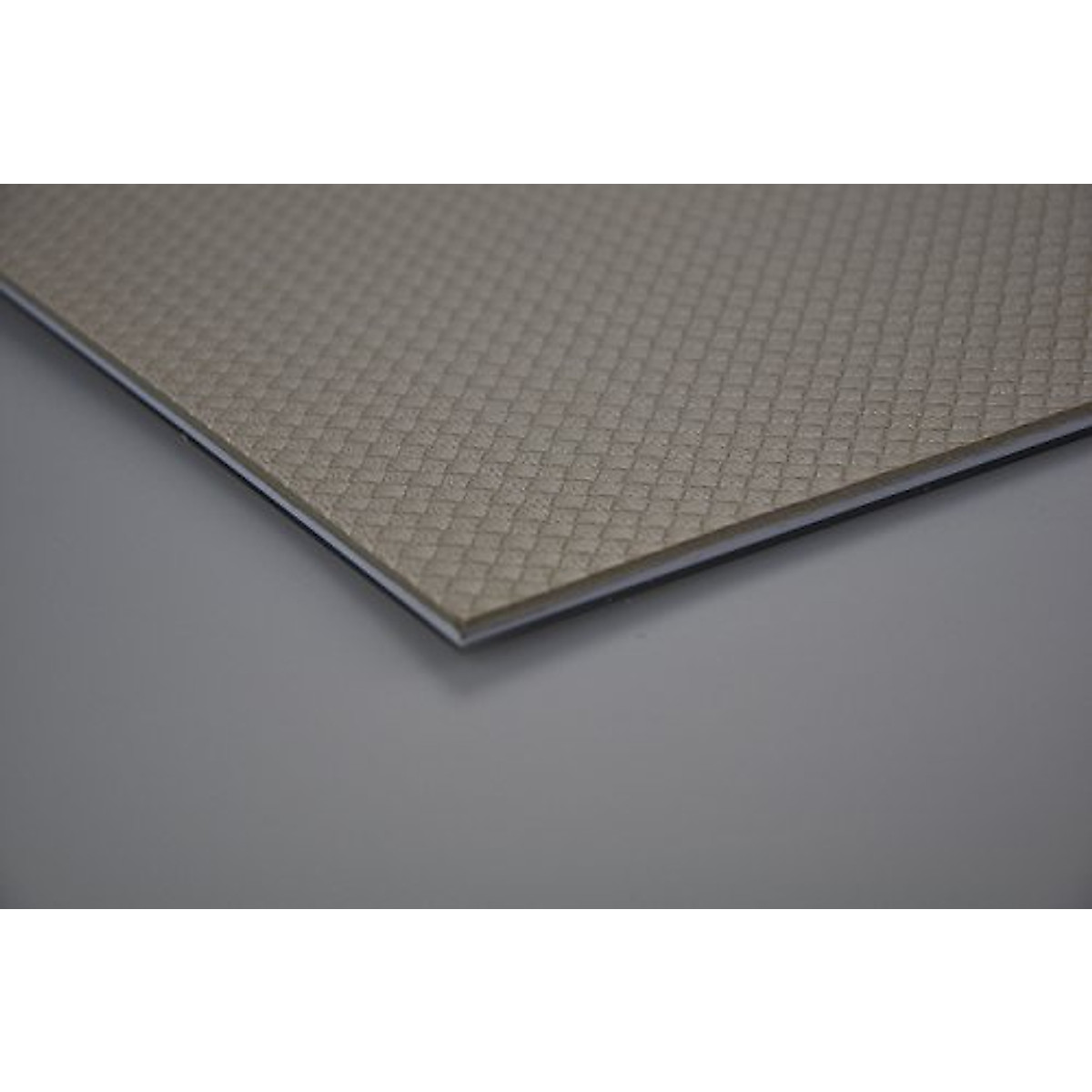 Art3d 1-Pack Fancy Floor Tile for Kids Room Liquid Encased Floor Tile, 12" X 12" Blue