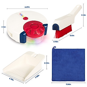 Toy Kids Vacuum, Toy Vacuum Cleaner for Toddler with Lights & Sounds (Style B)