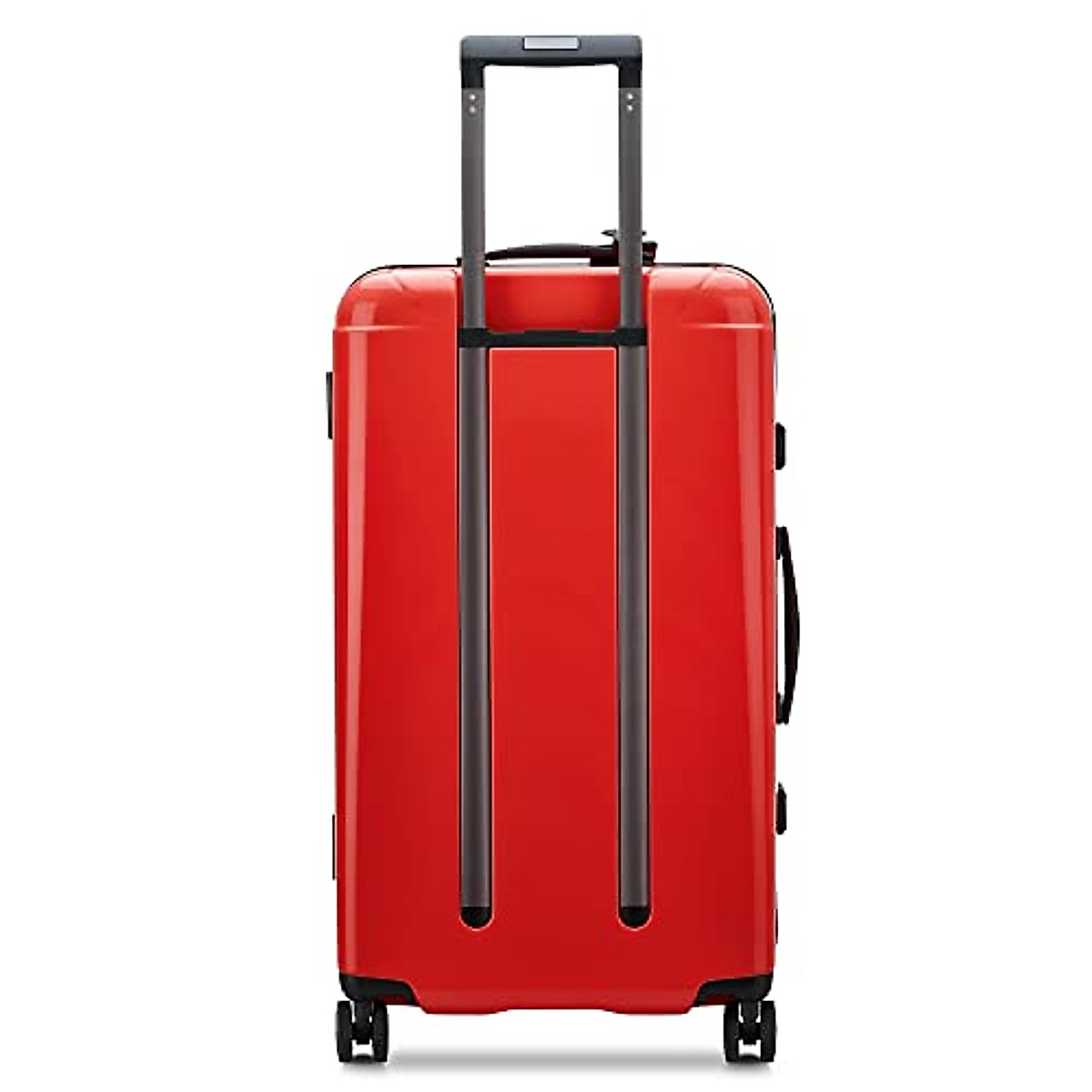 PEUGEOT Voyages Hardside Luggage with Spinner Wheels, Glossy Red, 26 Inch Trunk