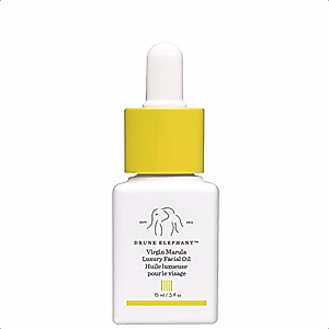 Drunk Elephant Virgin Marula Luxury Facial Oil - Vegan Anti-Aging Skin Care and Face Moisturizer (15 mL / 0.5 Fl Oz)
