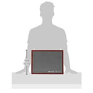 Silikomart Air Mat Perforated Silicone-Fiberglass Baking Mat 11-7/8 Inch x 15-3/4 Inch (300 Millimeters x 400 Millimeters)