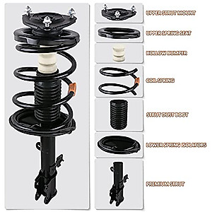 MOSTPLUS Rear Complete Strut Spring Shock Absorber 172309 172310 Compatible with 2008-2011 Toyota Camry Avalon