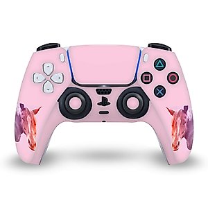 Head Case Designs Officially Licensed Mark Ashkenazi Pastel Horse Art Mix Vinyl Faceplate Sticker Gaming Skin Case Cover Compatible with Sony Playstation 5 PS5 DualSense Controller