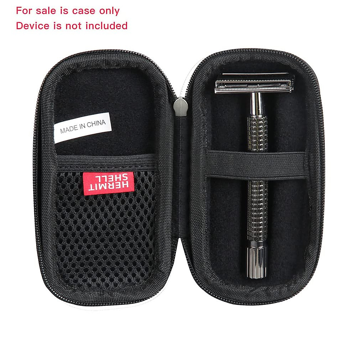 Hermitshell Travel Case for WEISHI/ZOMCHI/VIKINGS/Edwin Jagger/Bambaw/Merkur Long Handled Safety Razor