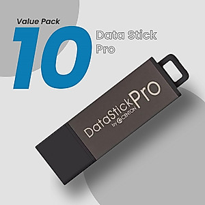 Centon DSP8GB10PK 10 x 8GB MultiPack DataStick Pro USB 2.0 Flash Drives (Grey)