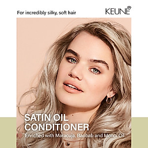 Keune Care Satin Oil Conditioner, Moisturizing & Shine-Enhancing Conditioner for All Hair Types, 8.5 Fl Oz