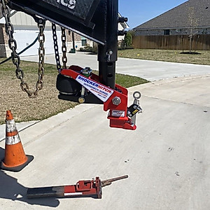 Shocker Gooseneck Air Hitch & Coupler for Gatormade Trailers, 3-15/16"RND AnglePin 2-5/16"Ball Coupler