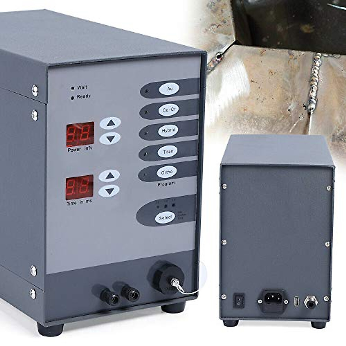 CNCEST Automatic CNC Spot Welder, 100W 110V Pulsed Argon Arc Welder Welding Machine Kit Pulse Argon Arc Welder for Jewelry DIY Repair for Gold Cobalt Chrome Alloy Hardware Workpiece