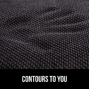 Gorilla Grip Chair Cushions, Set of 6, 16x16, Memory Foam Pads for Dining Room, Kitchen Table, Office Desk, Rocking Chairs, Stay in Place Backing, Comfortable Microfiber Seat Cover Pad Cushion, Black