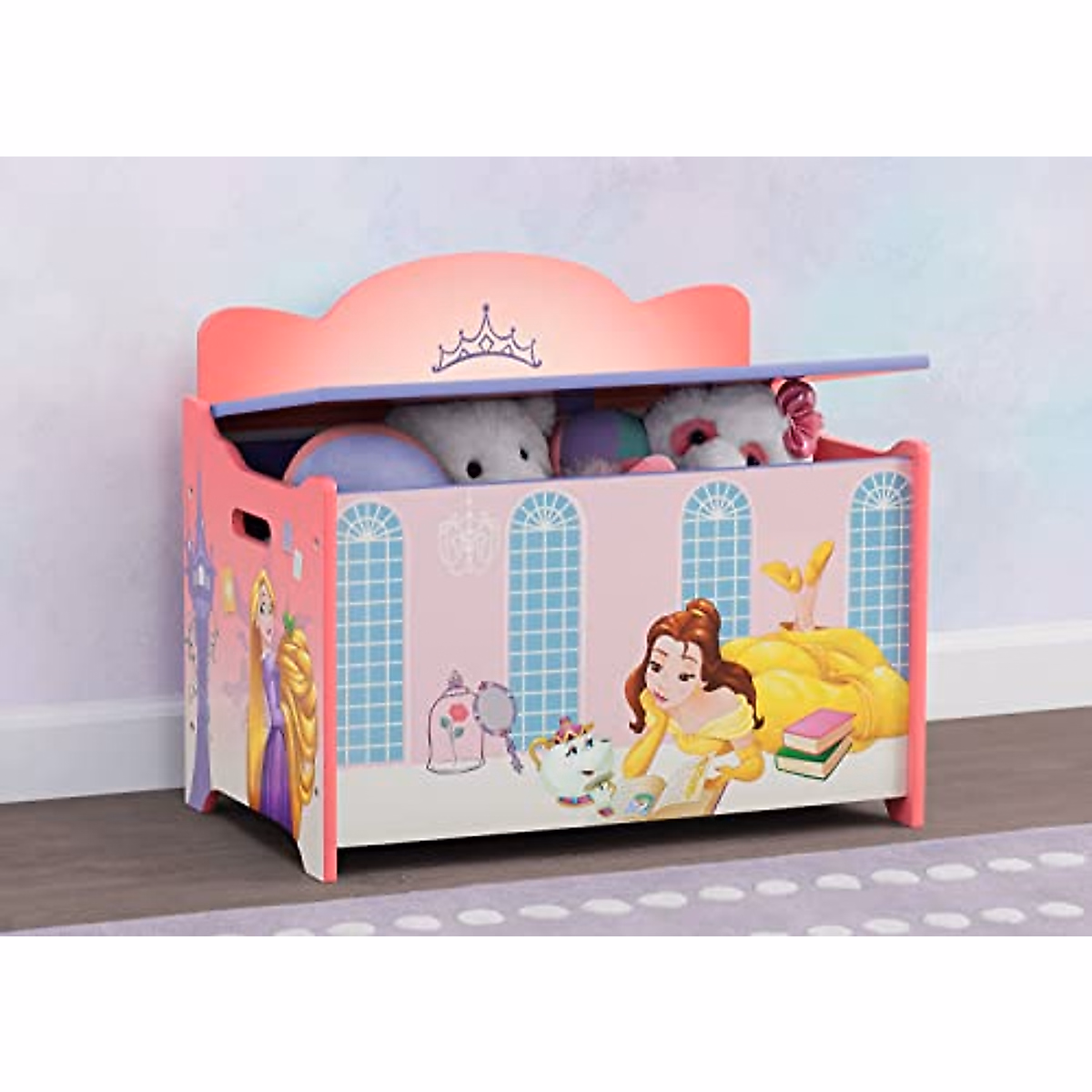 Delta Children Deluxe Toy Box, Disney Princess