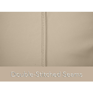 Covermates Fountain Cover - Weather Resistant Polyester, Weather Resistant, Elastic Hem, Outdoor Living Covers, 52DIAMETER x 68H, Khaki