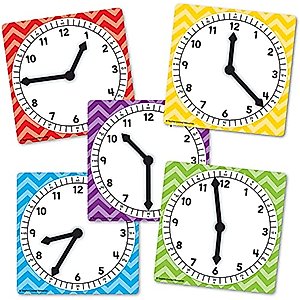 Teacher Created Resources Clocks Set of 5 (20640)