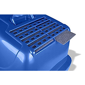 Van Ness Pets Odor Control Extra Large, Giant Enclosed Cat Pan with Odor Door, Hooded, Blue, CP7