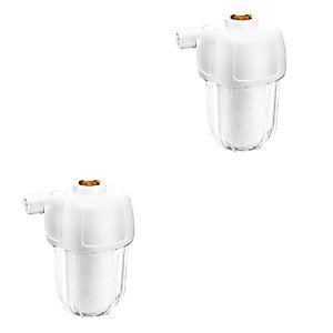 PLAFOPE 2pcs Filter Compact Washer flushable Shower Water Small Laundry Machine Small hot Water heaters Front Load Washer Plastic Heater Purifier White Water Washing Machine pp Cotton