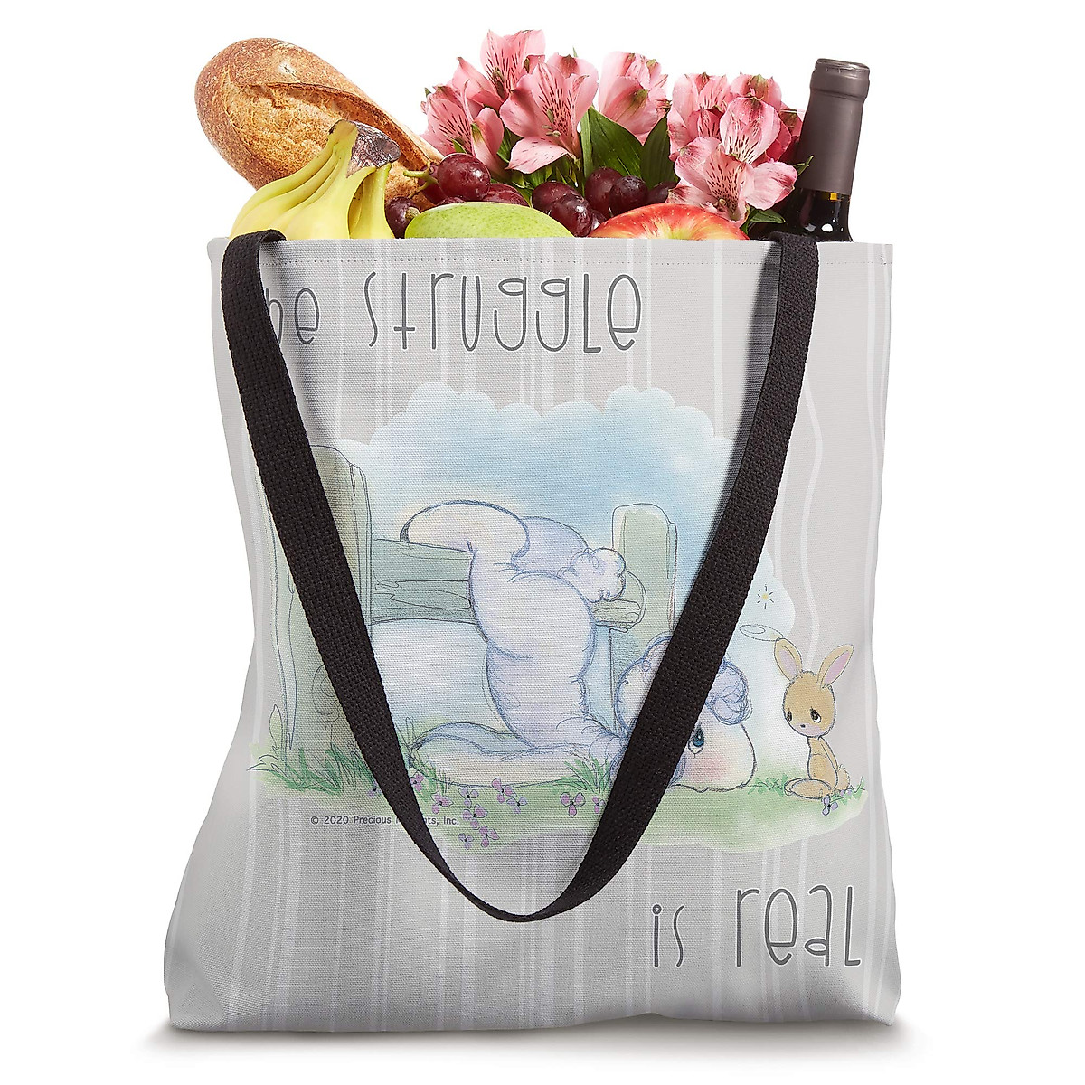 Precious Moments The Struggle Is Real Tote Bag