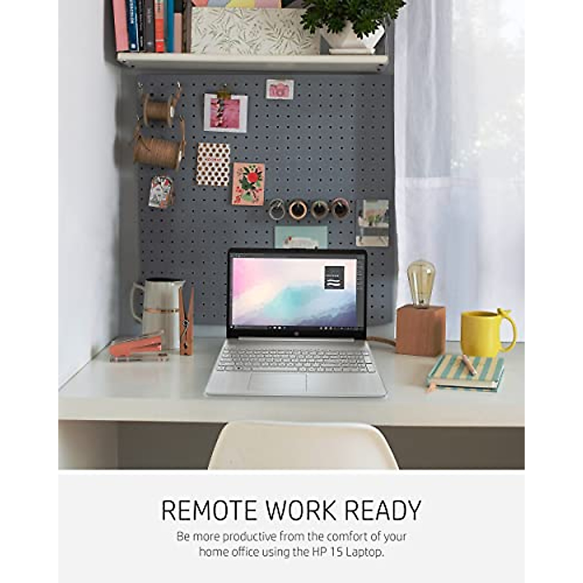 HP 15 Laptop, AMD Ryzen 3 Processor, 8 GB RAM, 256 GB SSD, 15.6” Full HD Windows 10 Home in S Mode, Lightweight Computer With Webcam and Dual Mics, Work, Study, & Gaming (15-ef1050nr, 2021)