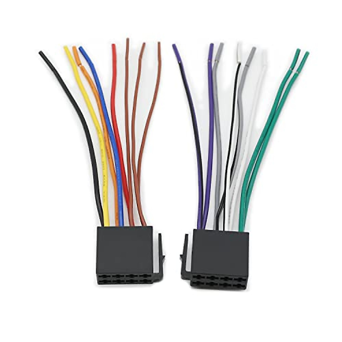 ISO Radio Power Speaker Wiring Harness Replacement for Boss Jenson Pioneer Leadfan SJOYBRING Bluetooth Car Stereo Power Speaker Adapter