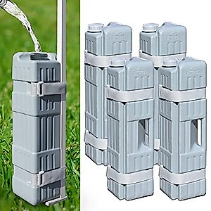Eurmax USA Universal Upgraded Water Weight Heavy Duty Feet Leg Weights Bag for Gazebo Shelter,Pop up Canopies Instant Tents(4 Pcs Weights)