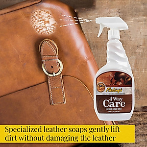 Fiebing's 4 Way Care Leather Conditioner 32oz spray for furniture, saddles, automobile upholstery, boots, shoes, handbags, etc