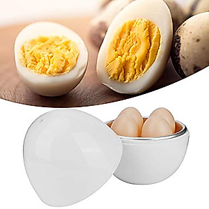 Microwave Steamer for 4 Eggs and Electric Egg Boiler Quick and Poacher,Egg Boiler, Egg Molds for Home Kitchen Utensils Kitchen Accessory