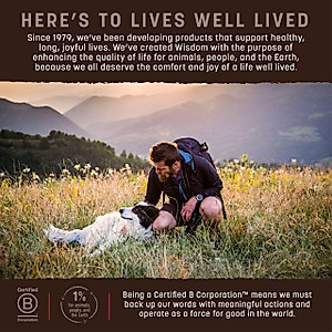 Earth Animal Wisdom Air Dried Dog Food | from The Land Recipe Premium Natural Dog Food | Venison, Beef, Bison | All Breeds & Ages | Made in The USA | 2 Pound Bag