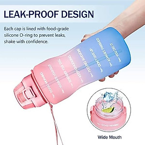 MeyeLo tritan cross-border water bottle sports cup in stock wholesale large capacity gradient direct drink portable rope holding outdoor kettle